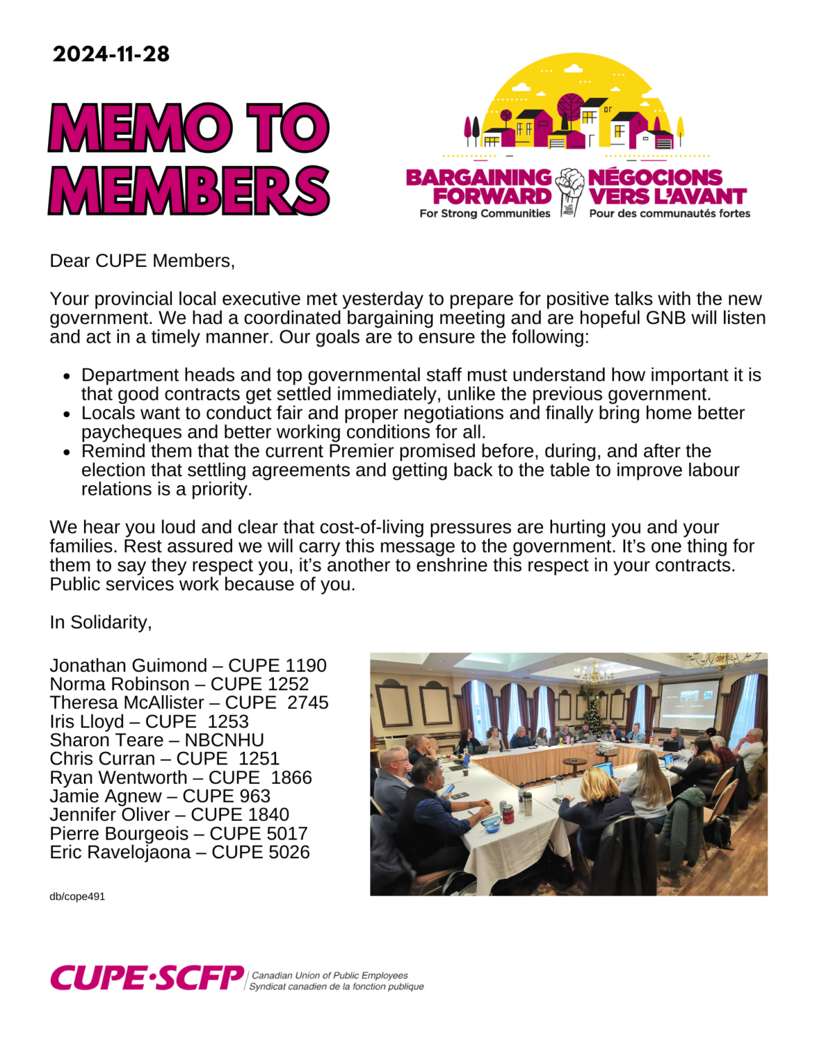 CUPE 1253 - New Brunswick Council of School District Unions